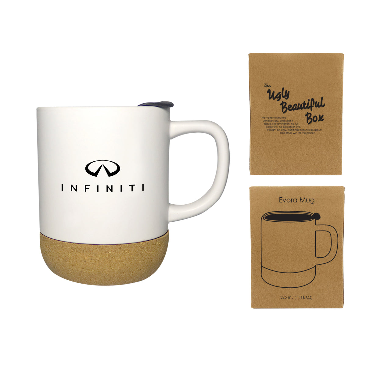 Ceramic & Cork Mug with Lid (Pack of 2) – INFINITI LIFESTYLE